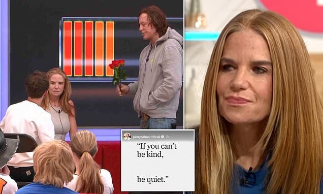 Why does Patsy Palmer refuse to answer questions on Mickey Rourke? As ...